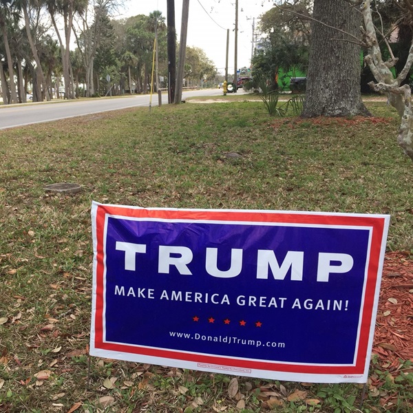 Angry, Dumb Americans Spend October Stealing and Defacing Yard Signs ...