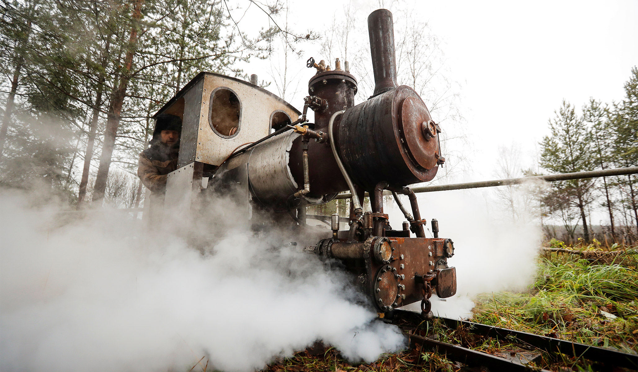 Homemade Steam-Engine Train | National Review