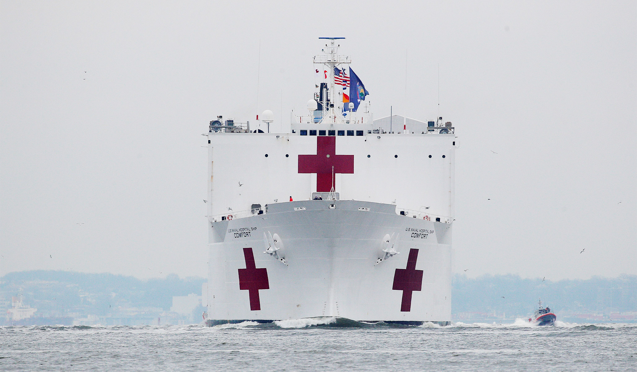 Hospital Ship USNS Comfort Arrives in New York | National Review