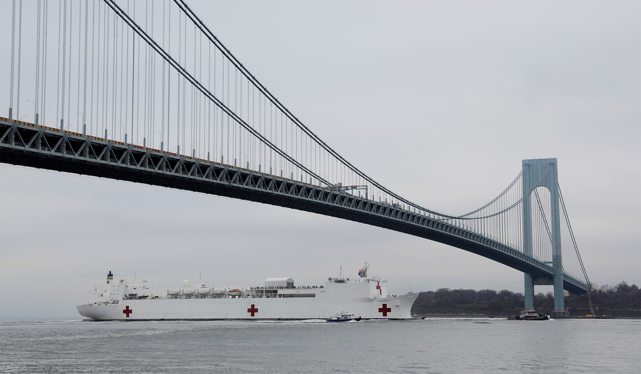 Hospital Ship USNS Comfort Arrives in New York | National Review