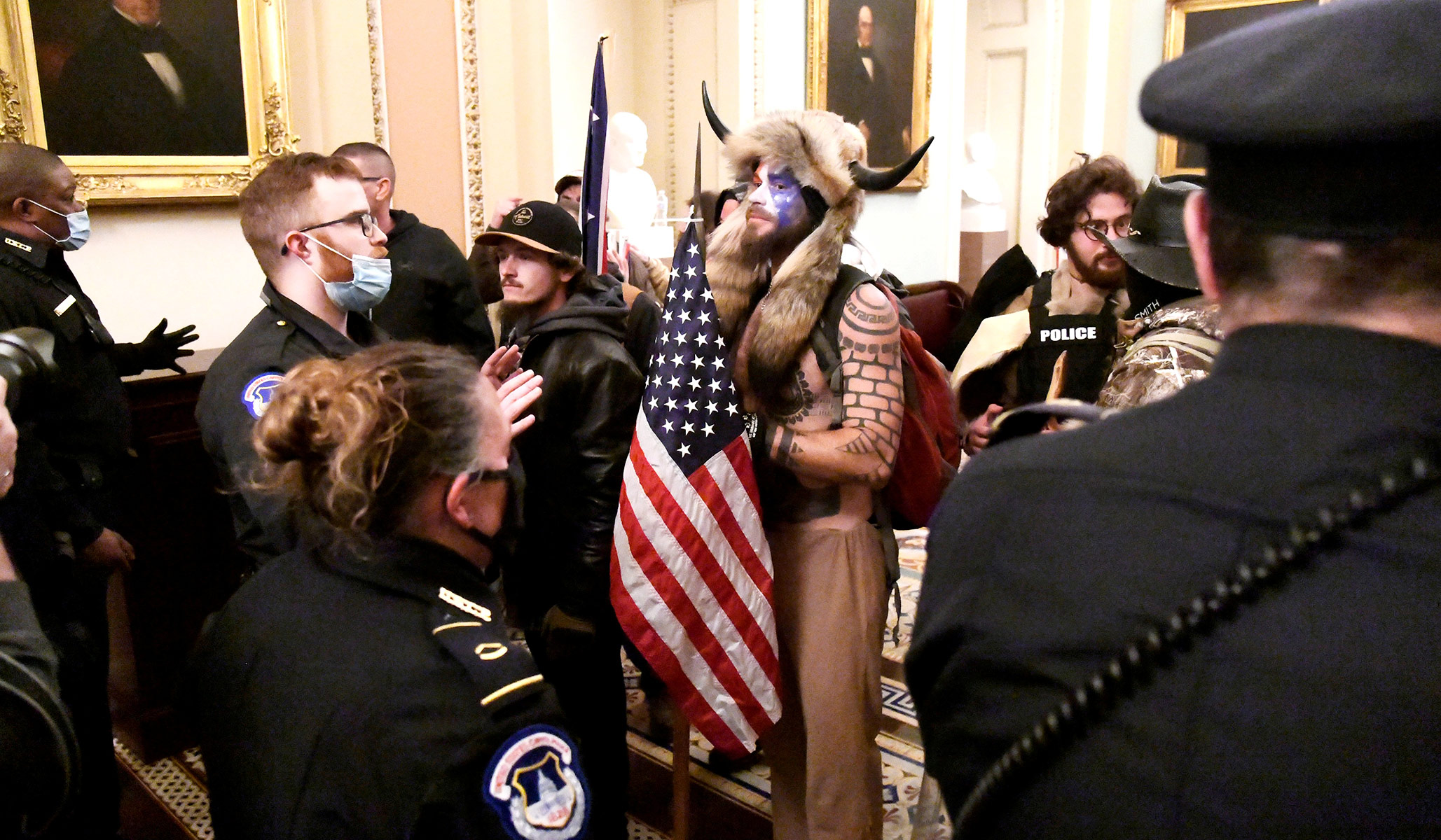 'Q Shaman' on Why He Stormed the Capitol Dressed as a Viking | National ...