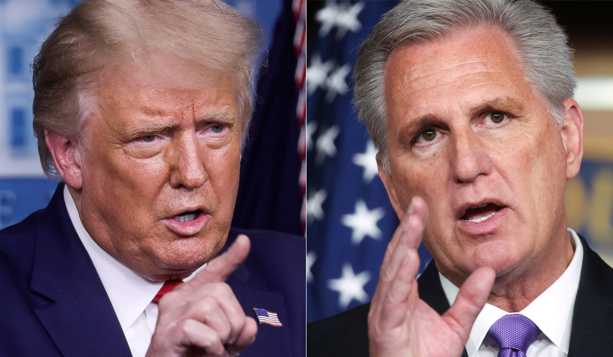 Donald Trump, Kevin McCarthy Share Blame for One-Sided January 6 ...