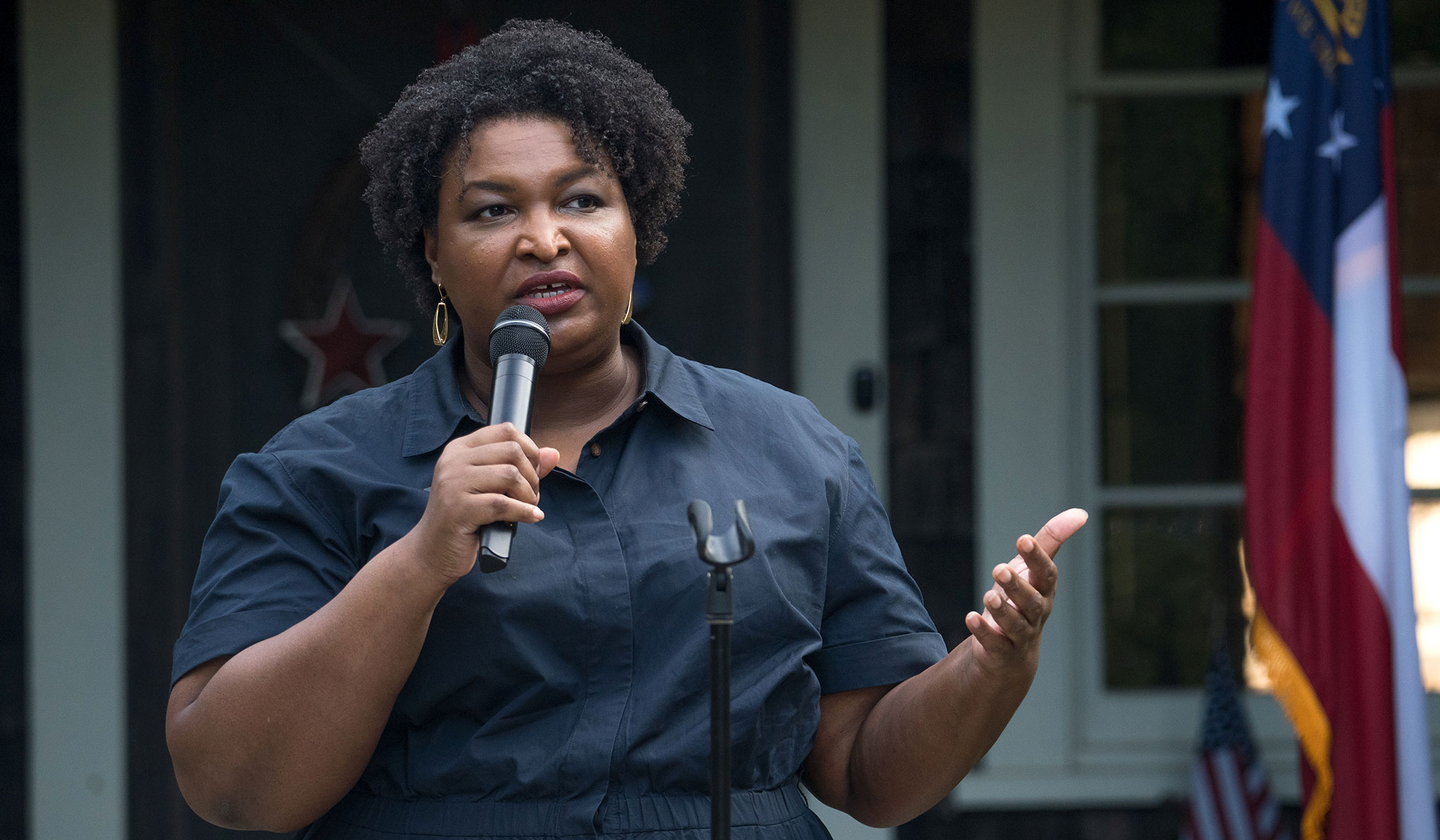 Stacey Abrams Pro-Cop Messaging Unconvincing | National Review