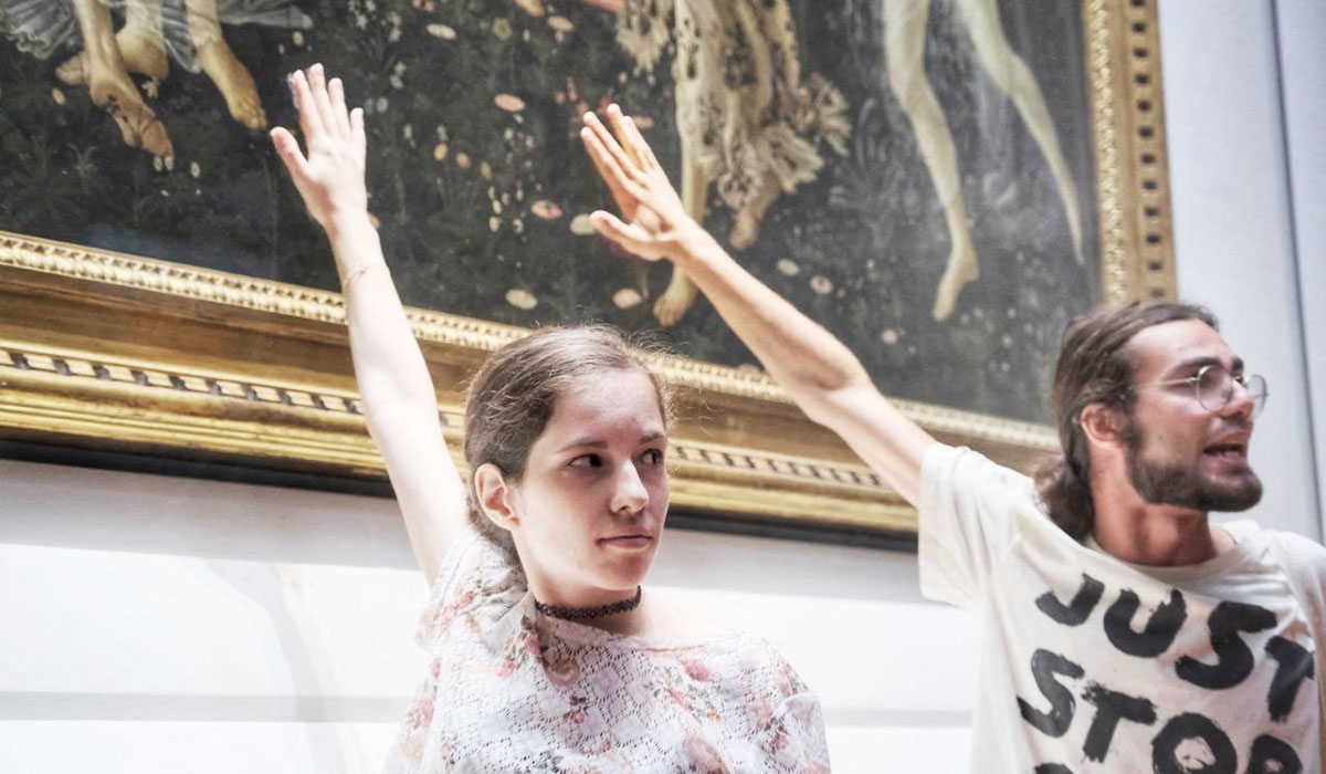 Photos: Protesters Target Art Museums | National Review