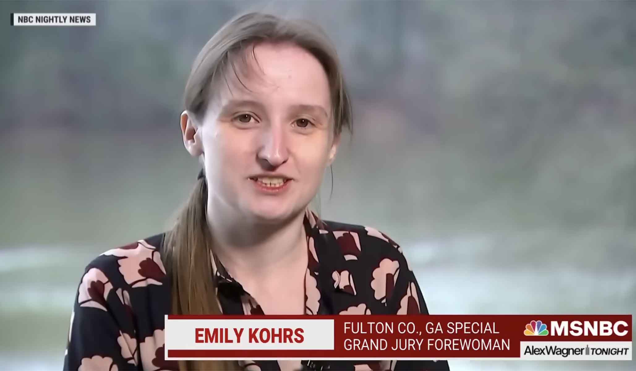 Emily Kohrs: Georgia Grand Juror Imperils Donald Trump Case with ...